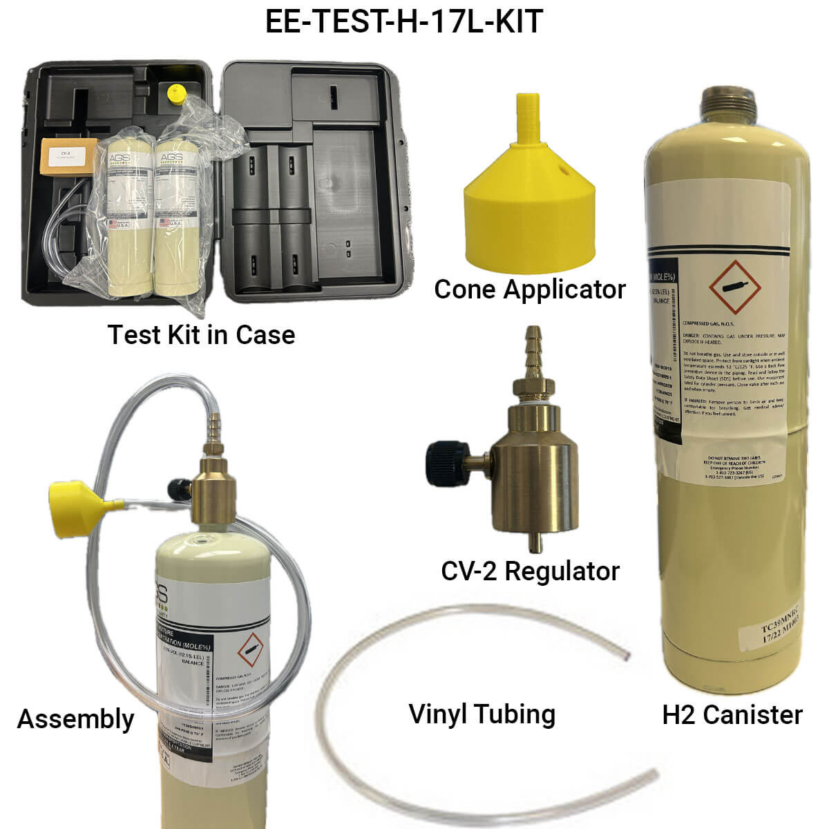 H₂ Hydrogen Gas Detector Testing Kits - Eagle Eye Power Solutions